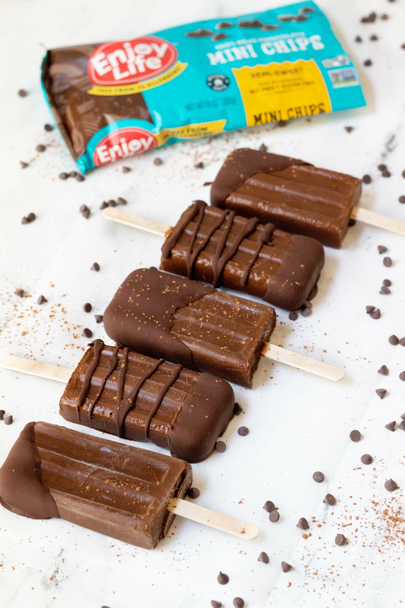 Chocolate Fudge Popsicles - Enjoy Life Foods